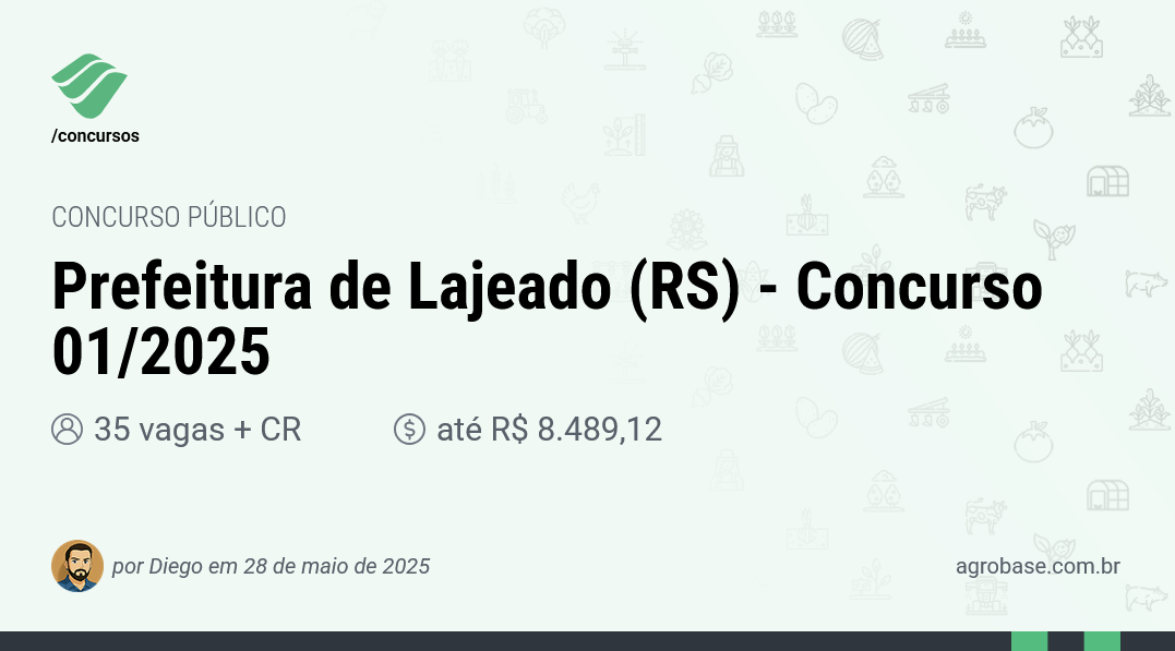 Prefeitura de Lajeado (RS) - Concurso 01/2025