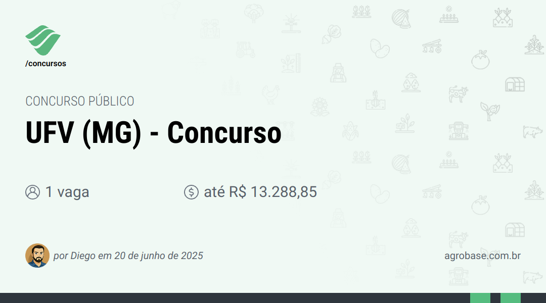 UFV (MG) - Concurso 34/2025