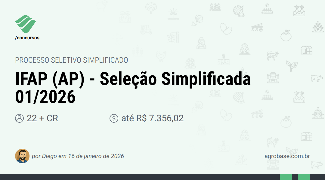IFAP (AP) - Seleção Simplificada 01/2026